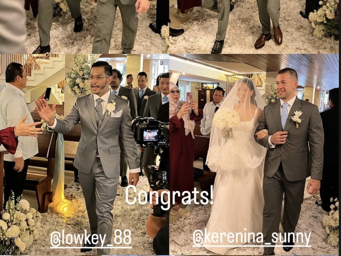 Congrats! Karenina Sunny Resmi Menikah, Steve Emmanuel Juga Hadir