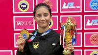 Bripda Aprilia Eka Raih Medali Emas di Uzbekistan Kickboxing World Cup 2025