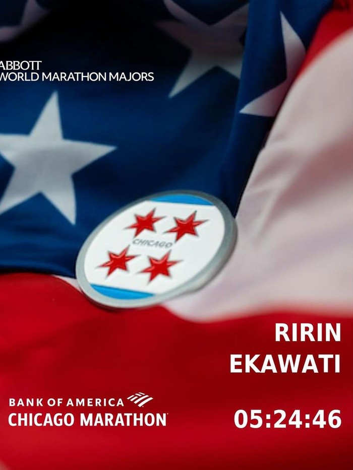 Ririn Ekawati Ikut Chicago Marathon, Suara Anak Bikin Kuat Sampai Garis ...