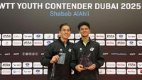 Atlet Muda Tenis Meja Indonesia Juara di Dubai