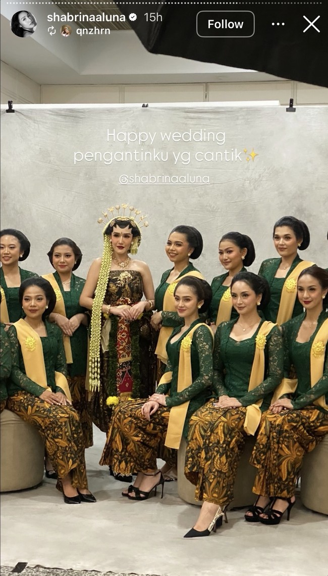 Potret Syifa Hadju Jadi Bridesmaid, Anggun Memesona Pakai Kebaya dan ...