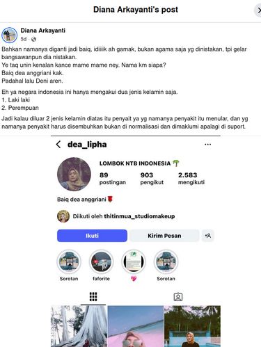 Viral Kisah Sister Hong Lombok, Makeup Artist Cantik Ternyata Pria