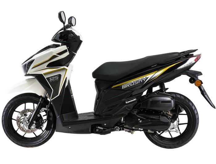 Potret Kawasaki Brusky 125 Terbaru Penantang Honda Vario