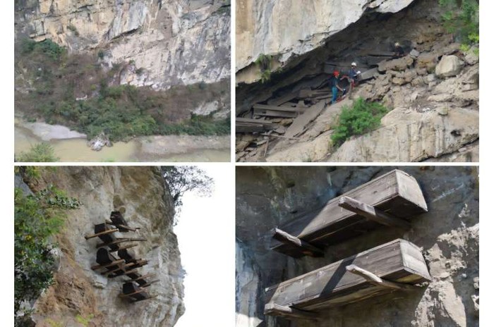 Misteri Tradisi Peti Mati Gantung di China, Milik Leluhur Mana?