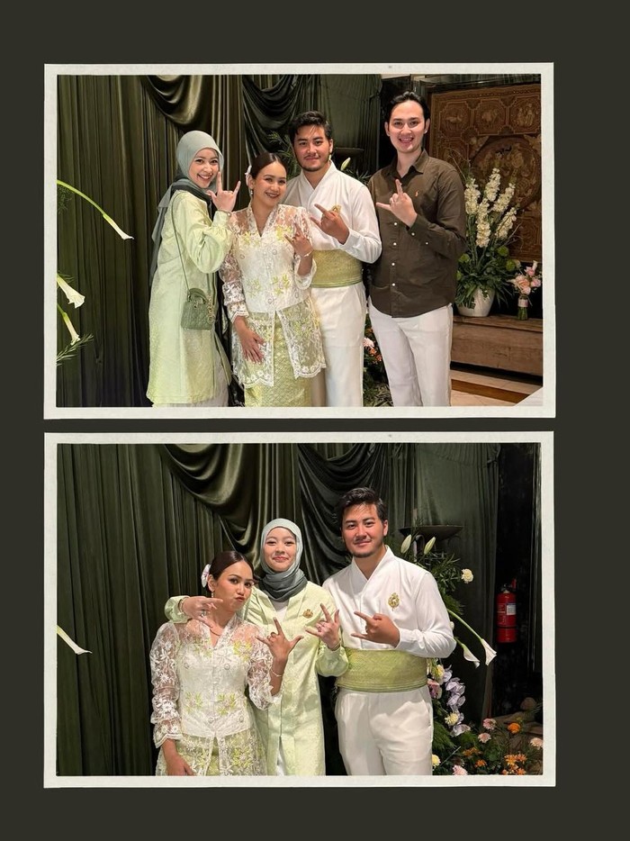 Momen Rafi Putra Annisa Trihapsari dan Adjie Pangestu Lamaran