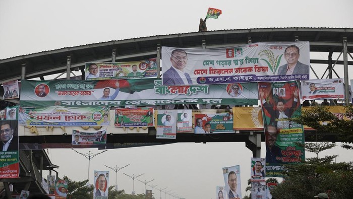 Pendukung BNP Padati Dhaka Sambut Kepulangan Tarique Rahman