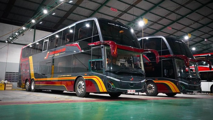 Intip Mewahnya Bus Double Decker Terbaru PO Juragan 99 Trans