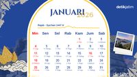 Kalender Jawa 6 Januari 2026, Simak Watak Weton Selasa Pon