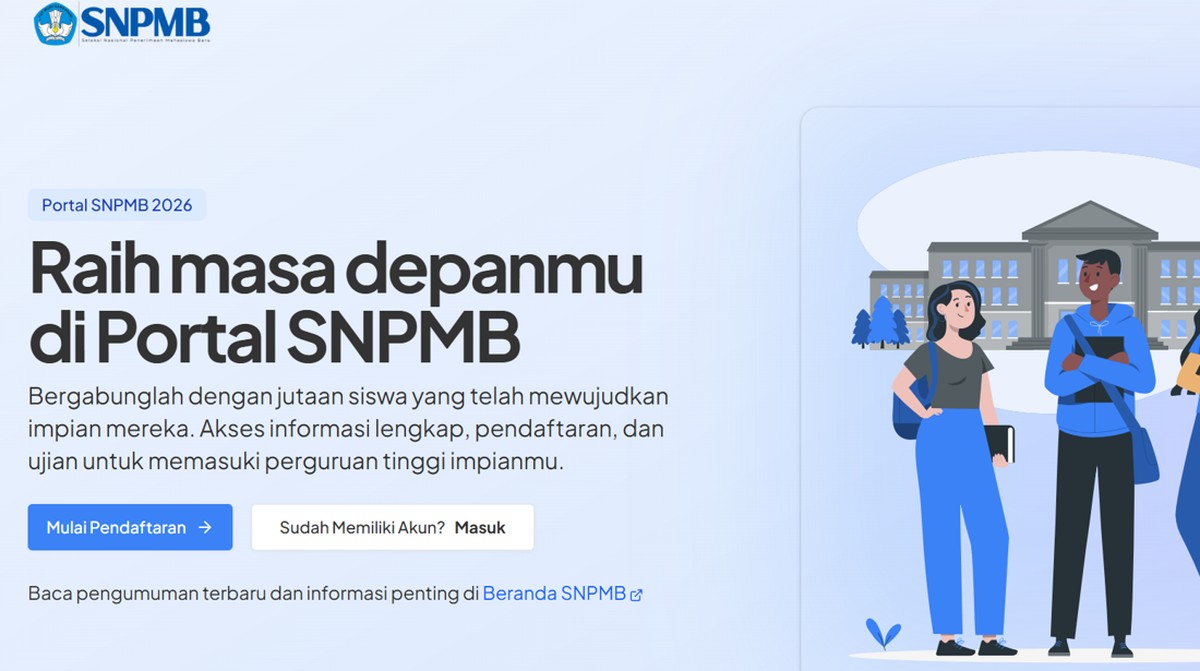 Jadwal Lengkap SNPMB 2026 dan Cara Registrasi Akun