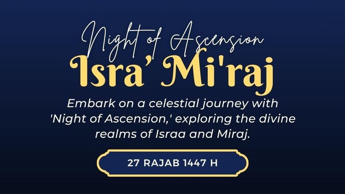 50 Ucapan Isra Miraj 2026 Penuh Makna, Doa, dan Rasa Syukur