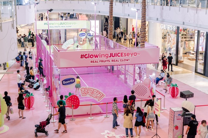 Buavita Kenalkan Korean Series Terbaru Lewat Beauty Padel di Dalam Mal