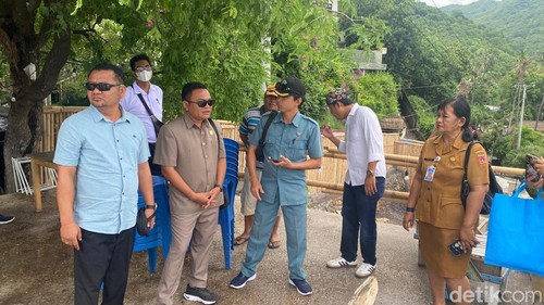 DPRD Karangasem Sidak Bangunan Diduga Caplok Sempadan Pantai Bunutan