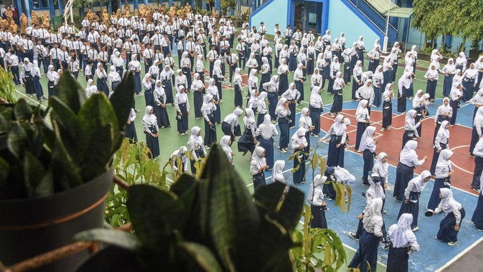 Pascalibur Semester, Siswa SMPN 1 Ciamis Kembali Masuk Sekolah