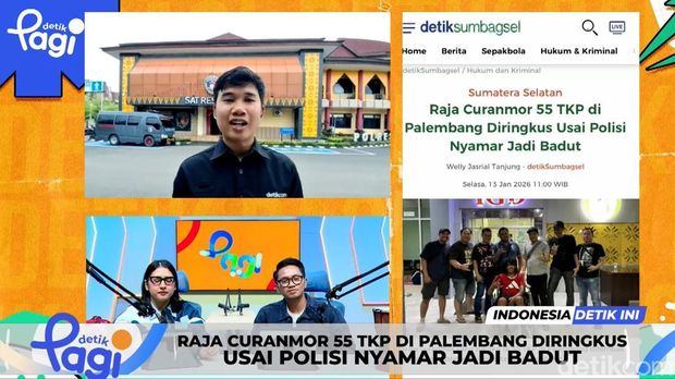 Video: Raja Curanmor 55 TKP di Palembang Diringkus Usai Polisi Nyamar ...