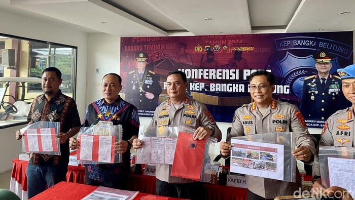 Polisi Tetapkan 3 Tersangka Kasus Tambang Timah Ilegal di Bangka