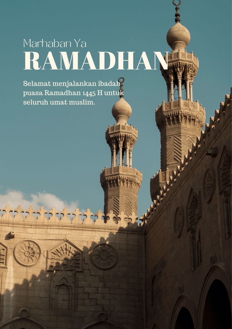 35 Poster Ramadhan 2026 Simpel, Keren hingga Aesthetic beserta Ucapannya