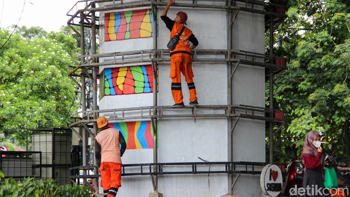 Kolong Flyover Pasar Rebo Ditata Lebih Estetik