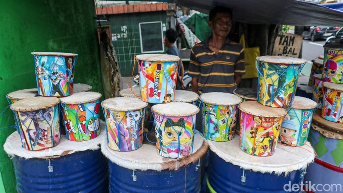 Penjualan Bedug Tanah Abang Melonjak Tajam Jelang Lebaran