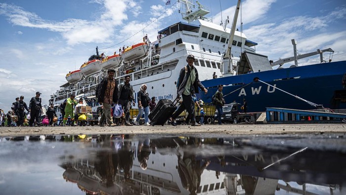 Arus Mudik Awal Mulai Terlihat di Pelabuhan Tanjung Emas Semarang