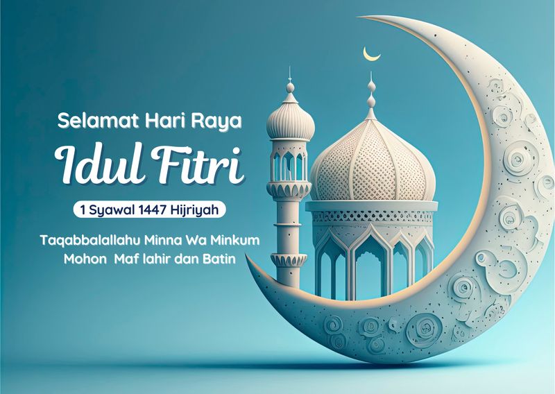 70+ Kartu Ucapan Idul Fitri 2026 yang Estetik untuk Hampers, Siap Cetak