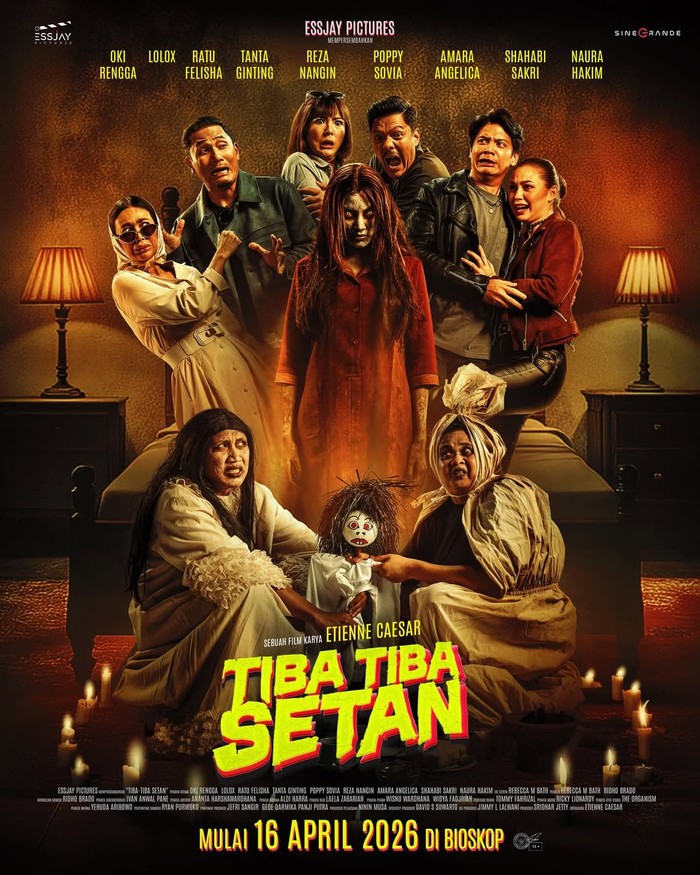 Cerita di Balik Layar Oki Rengga dan Cast Tiba-Tiba Setan