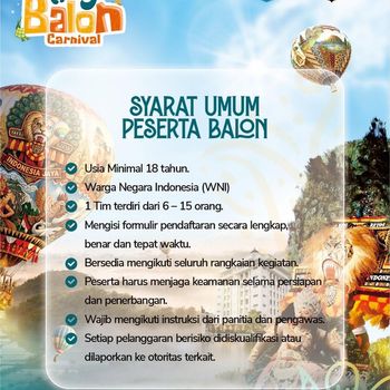 Jadwal dan Lokasi Festival Balon Udara Ponorogo Lebaran 2026