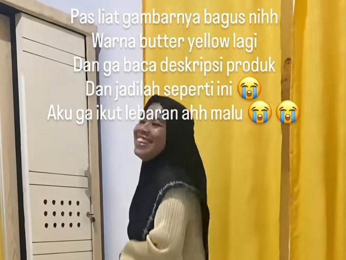 Viral! Lupa Baca Deskripsi, Wanita Ini Kaget Baju Lebarannya Bisa Naik ...