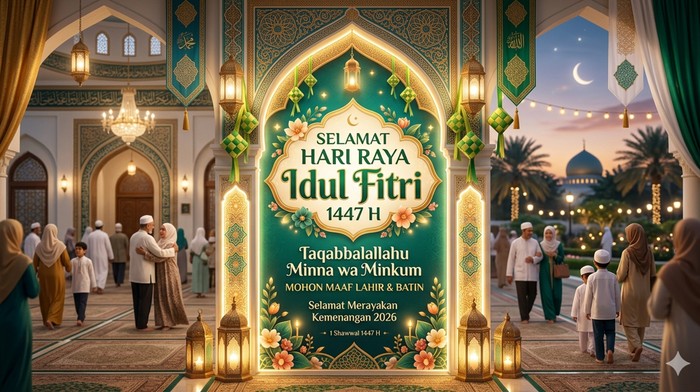 45 Ucapan Selamat Hari Raya Idul Fitri 2026 Islami Cocok untuk Semua ...