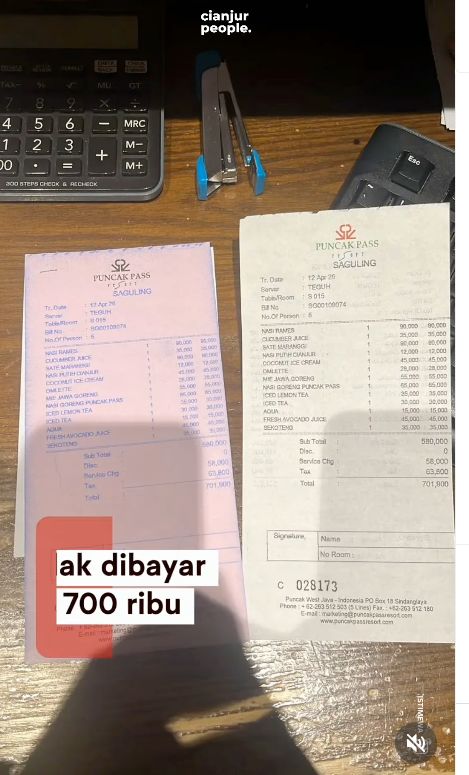 Kabur Usai Makan di Puncak Pass Resort, Pengunjung Tak Bayar Rp 701 Ribu!