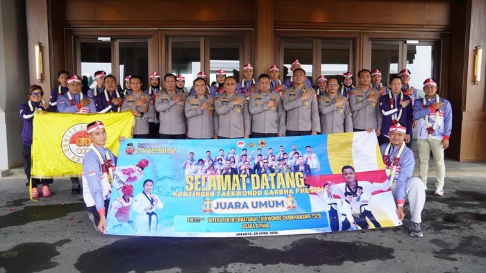 As SDM Kapolri Sambut Tim Taekwondo Polri Juara Umum WATA Championship ...