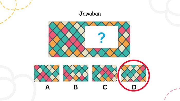 Temukan Puzzle yang Hilang, Awas Terkecoh Susunan Pola dan Warna