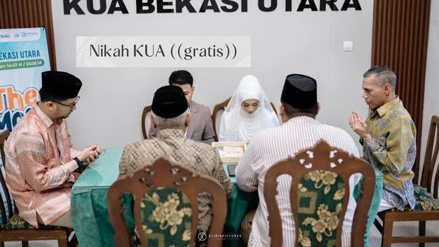 Viral Pengantin Gen Z Nikah Gratis di KUA, Budget Resepsi Dialihkan ...