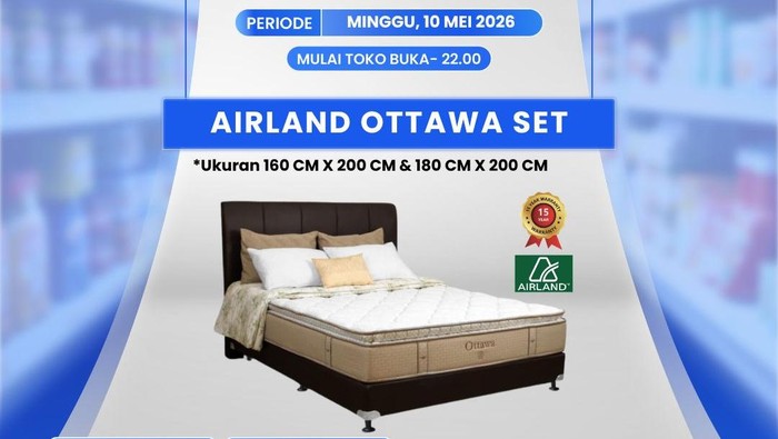 Cuma di Transmart Full Day Sale, Beli Tempat Tidur Diskon Jumbo