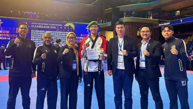 M Rizal Sukses Amankan Tiket Taekwondo Indonesia ke Asian Games 2026!
