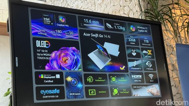 Trio Laptop Acer Swift Hadir di Indonesia, Harga Mulai Rp 15 Jutaan