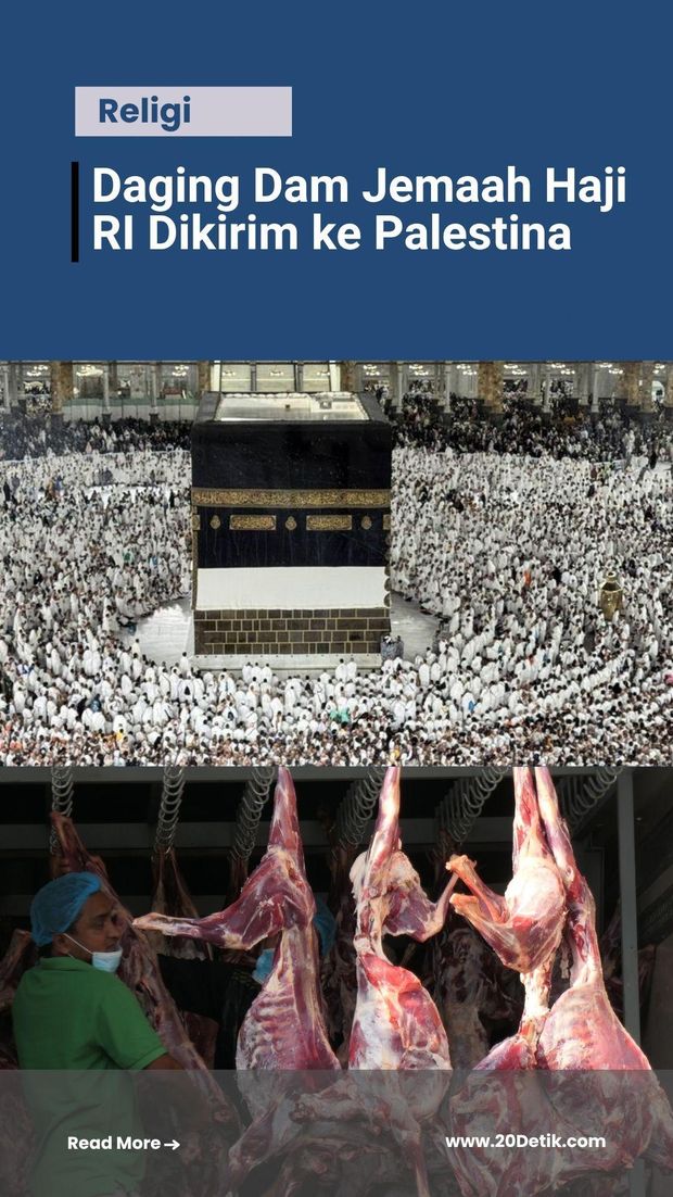 Video Daging Dam Jemaah Haji RI Dikirim ke Palestina