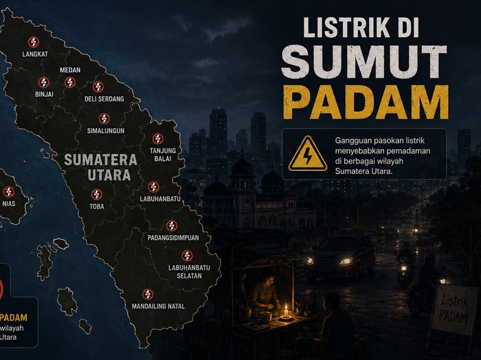 Sudah 15 Jam, Listrik di Sejumlah Wilayah Sumut Belum Juga Menyala