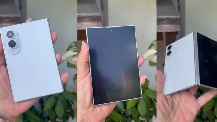 Dummy Samsung Galaxy Z Fold 8 Wide Menampakkan Diri, Tipis Banget!