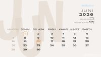Daftar Tanggal Merah Juni 2026: Ada 2 Libur Nasional dan Long Weekend