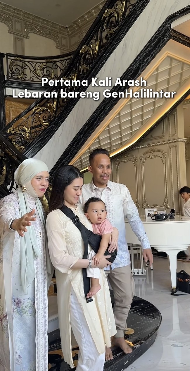 Gaya Keibuan Aaliyah Massaid Kumpul Bareng Gen Halilintar Sambil ...