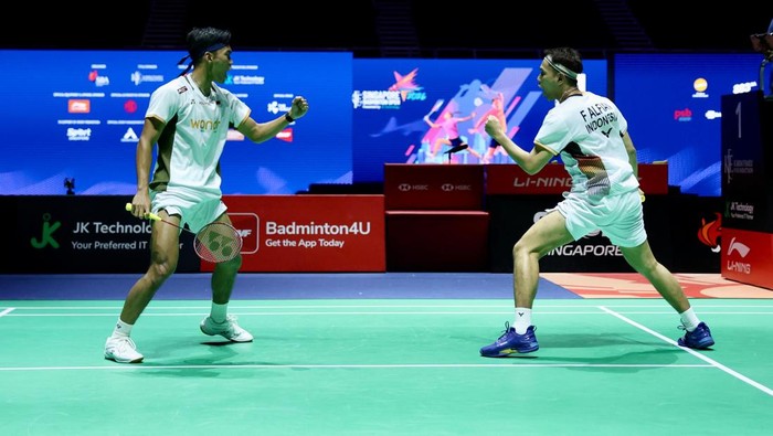 Singapore Open: Fajar/Fikri Tidak Gentar Hadapi Rankireddy/Shetty di Final