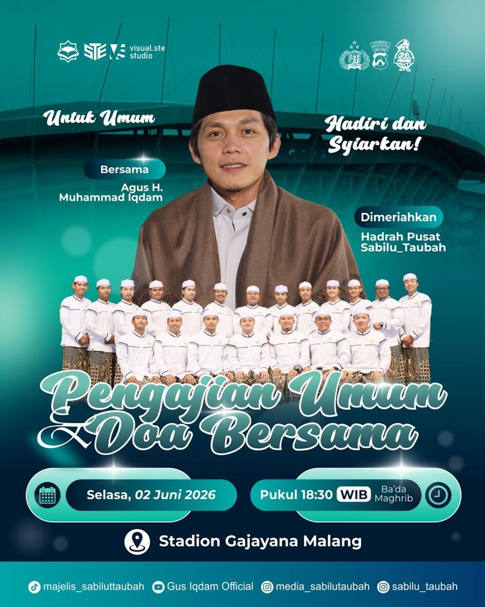 Besok, Gus Iqdam Pimpin Doa Bersama untuk Korban Kanjuruhan