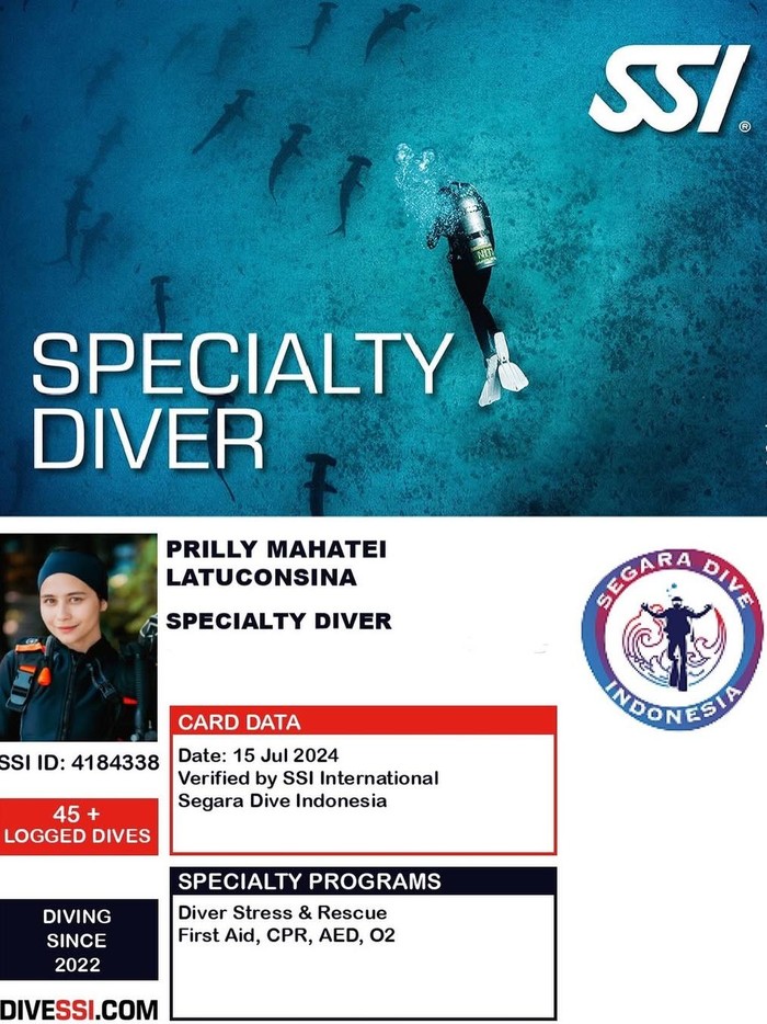 Prilly Latuconsina Jadi Tim Rescue Cliff Diving, Punya Lisensi dan Ikut Tes