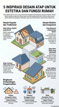 5 Inspirasi Desain Atap Rumah yang Kece, Nomor 1 Banyak Dipakai di RI