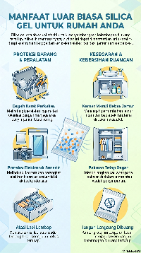 Infografis: Silica Gel Bisa Dipakai buat Pekerjaan Rumah Ini