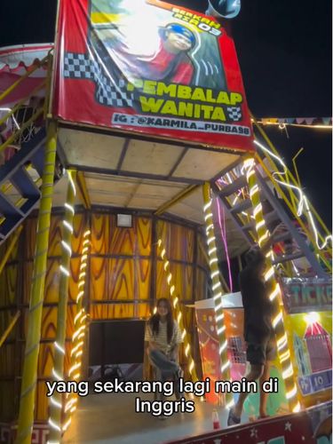 Viral Wanita Jadi Joki Tong Setan, dari Pasar Malam Kini Beraksi di Inggris