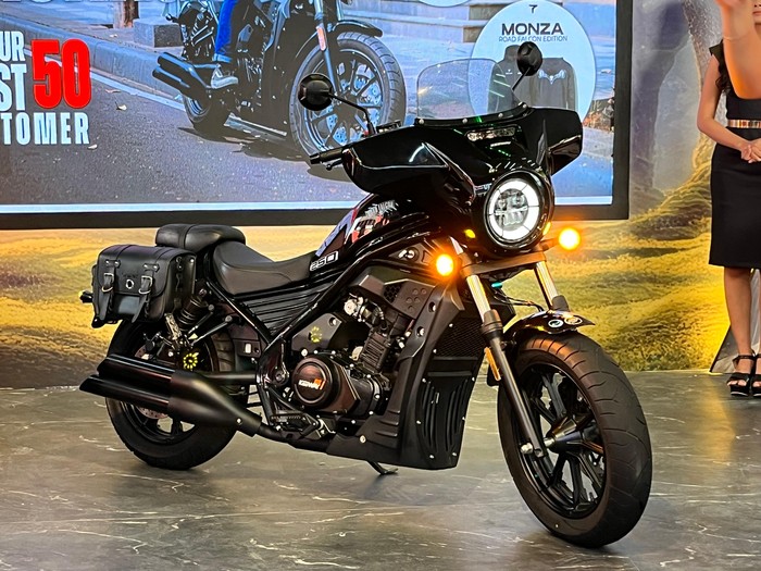 Keeway Road Falcon 250 Meluncur: Tampang Ala Moge Harley, Harga Rp 50 ...