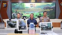 Deretan Aset Penjual Gading Gajah yang Disita Polda Riau