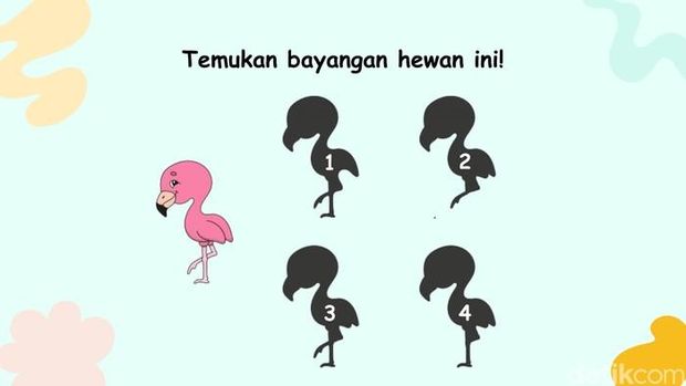 Kejelian Mata Bakal Diuji, Tebak Bayangan yang Sesuai dengan Gambar