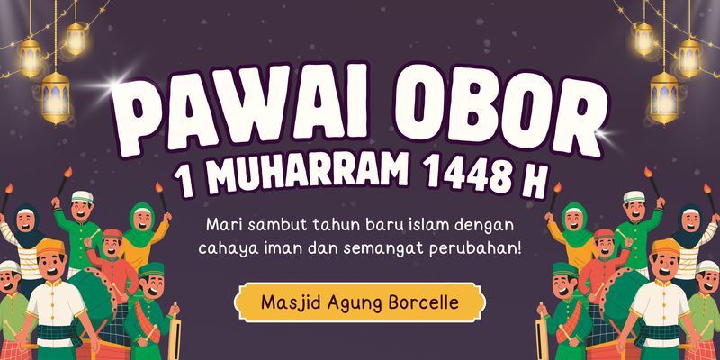 35 Poster Pawai Muharram Terbaru untuk Sambut Tahun Baru Islam 2026